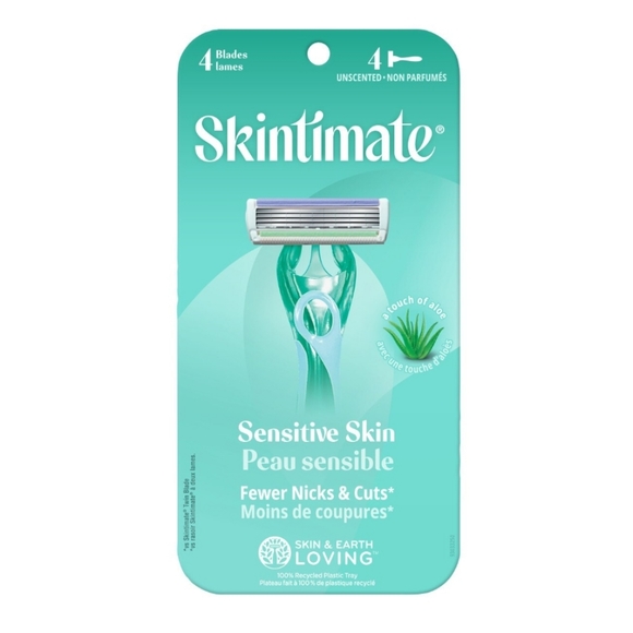 Skintimate | Bath & Body | 45 Skintimate Sensitive Skin 4blade ...